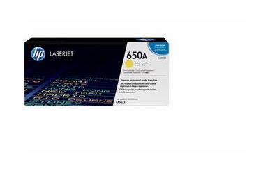 HP 650A Yellow Laserjet Toner Cartridge